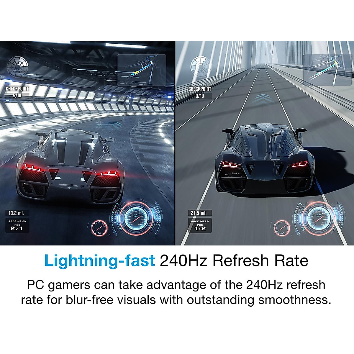 Optoma UHD35x True 4K UHD Gaming Projector | 3,600 Lumens | 4.2ms Response Time at 1080p with Enhanced Gaming Mode | 240Hz Refresh Rate | HDR10 & HLG