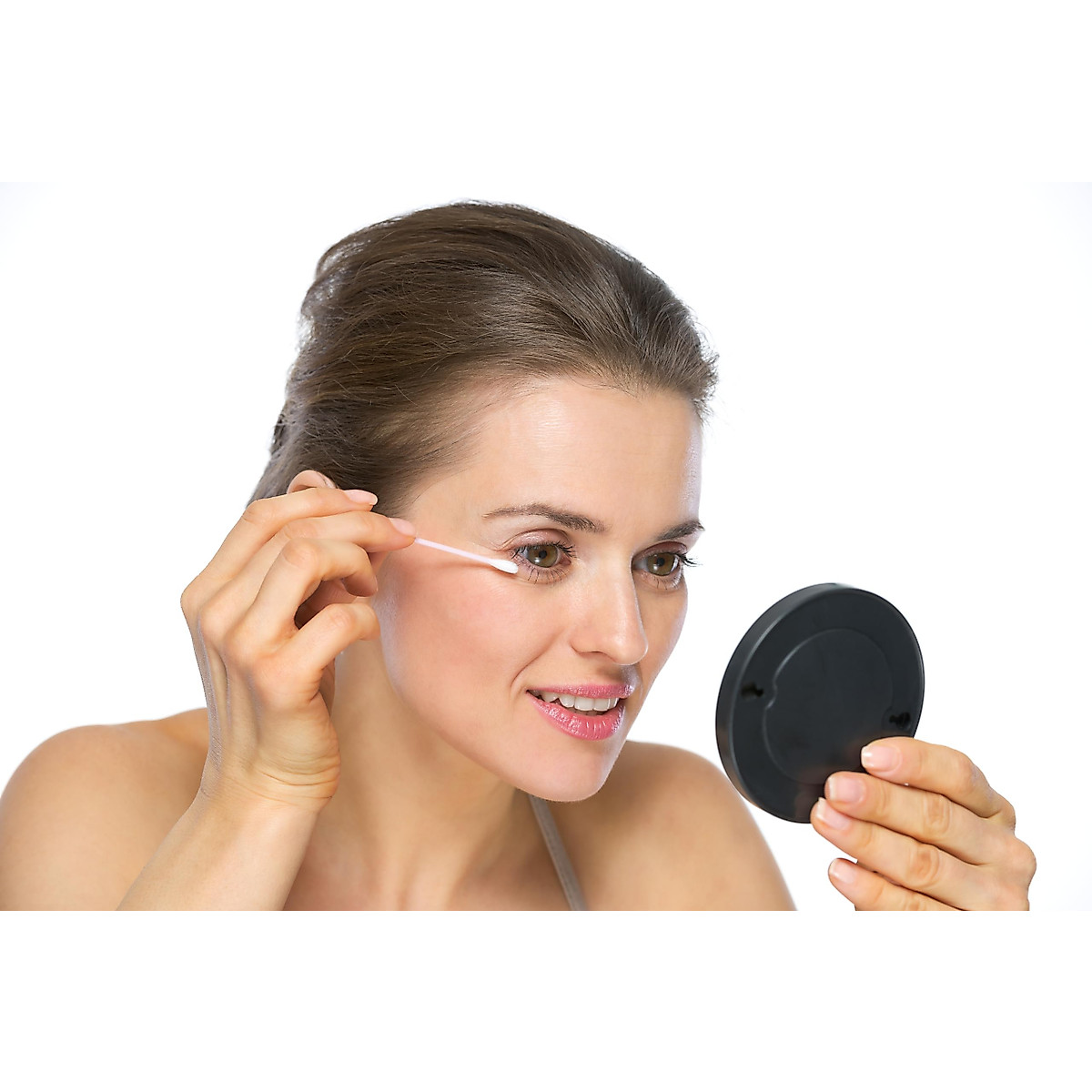 Swisspers Cotton Swabs, 100% Cotton Double-Tipped, White Plastic Sticks, 300 Count Package