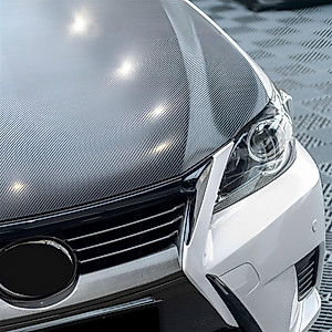 Lypumso 3D Black Carbon Fiber Vinyl Wrap with Tool Kits, Air Release Technology Car Wrap Vinyl Roll, Self Adhesive Wrap Stickers Waterproof Film Auto Exterior Interior Decoration 1ft x 13ft