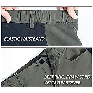 Cycorld-Men's-Outdoor-Hiking-Shorts-Quick-Dry-Lightweight Stretchy for Cargo Casual Climbing Camping(Green, X-Large)