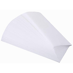 Manskala 200PCS Non-Woven Waxing Strips, Wax Strips Hair Removal for Women,White