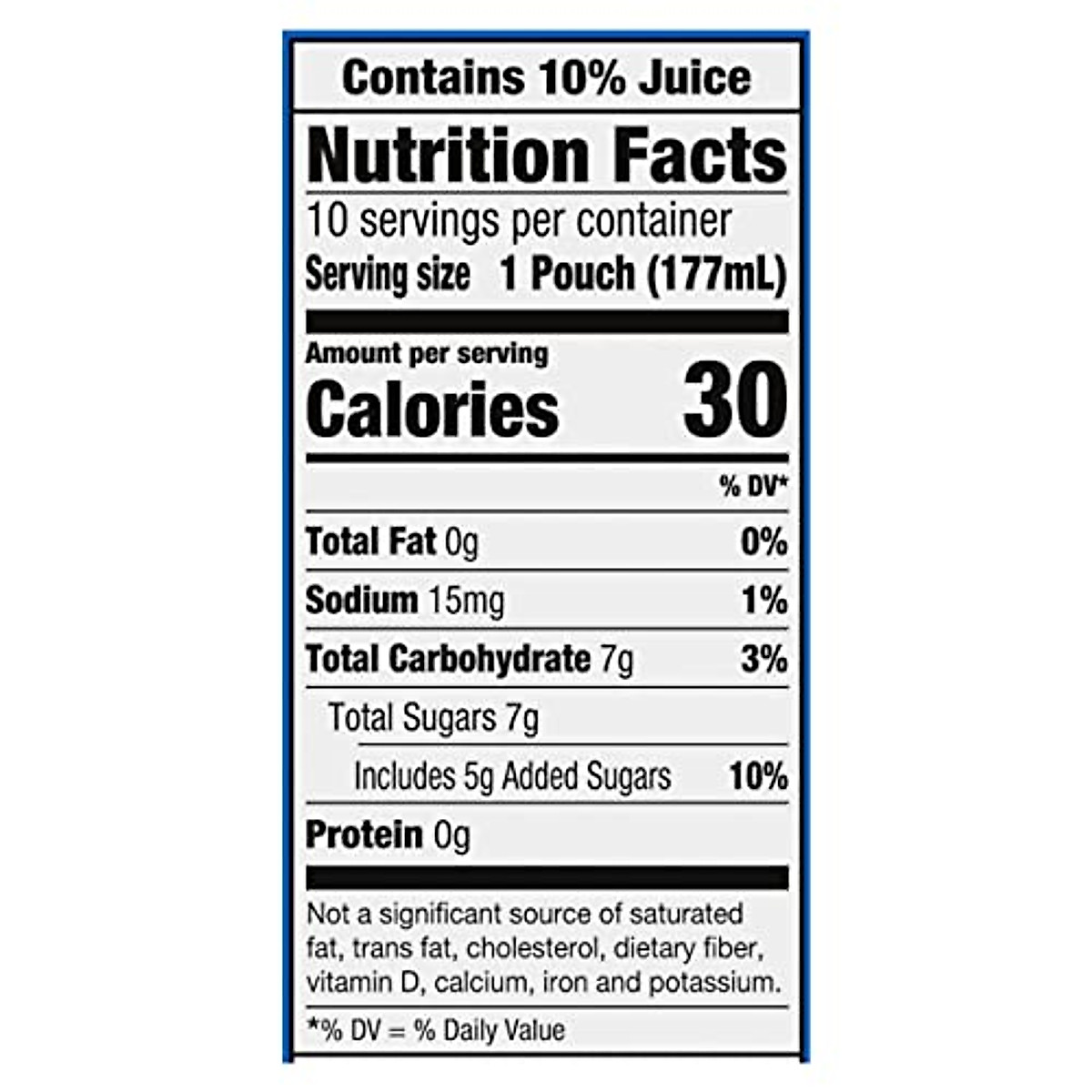 Capri Sun Strawberry Kiwi Naturally Flavored Kids Juice Drink Blend (10 ct Box, 6 fl oz Pouches)