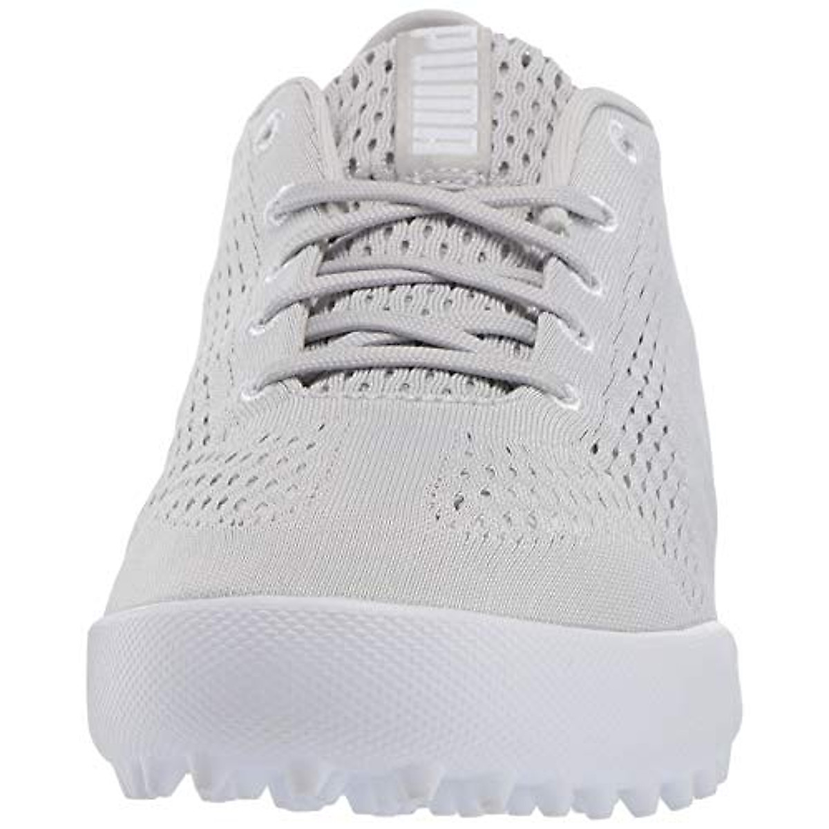 PUMA GOLF Women's Monolite Cat Engineered Mesh Golf Shoe, Gray Violet-Puma White, 8 M US