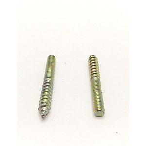 Hanger Bolt M5x40 Double Headed Bolt Self-Tapping Screw for Furniture 20Pcs