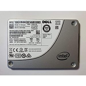 Intel 960GB SSD 2.5" 6Gb/s SATA Solid State Drive Model: SSDSC2KB960G7R DP/N: 4T7DD