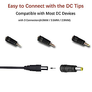 5V Baby Swing Replacement Power Cord Compatible with Graco Swing, Simple Swing, Glider LX, Glider Elite, Glider Petite LX, Sweetpeace, Sweet Snuggle, DuetConnect LX, DuetSoothe AC Adapter (10FT)