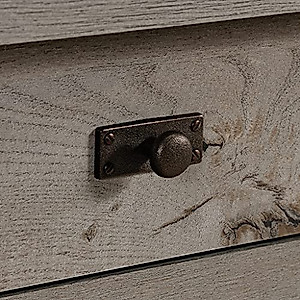 Sauder Cottage Road L-Desk, L: 65.12" x W: 58.66" x H: 29.76", Mystic Oak Finish