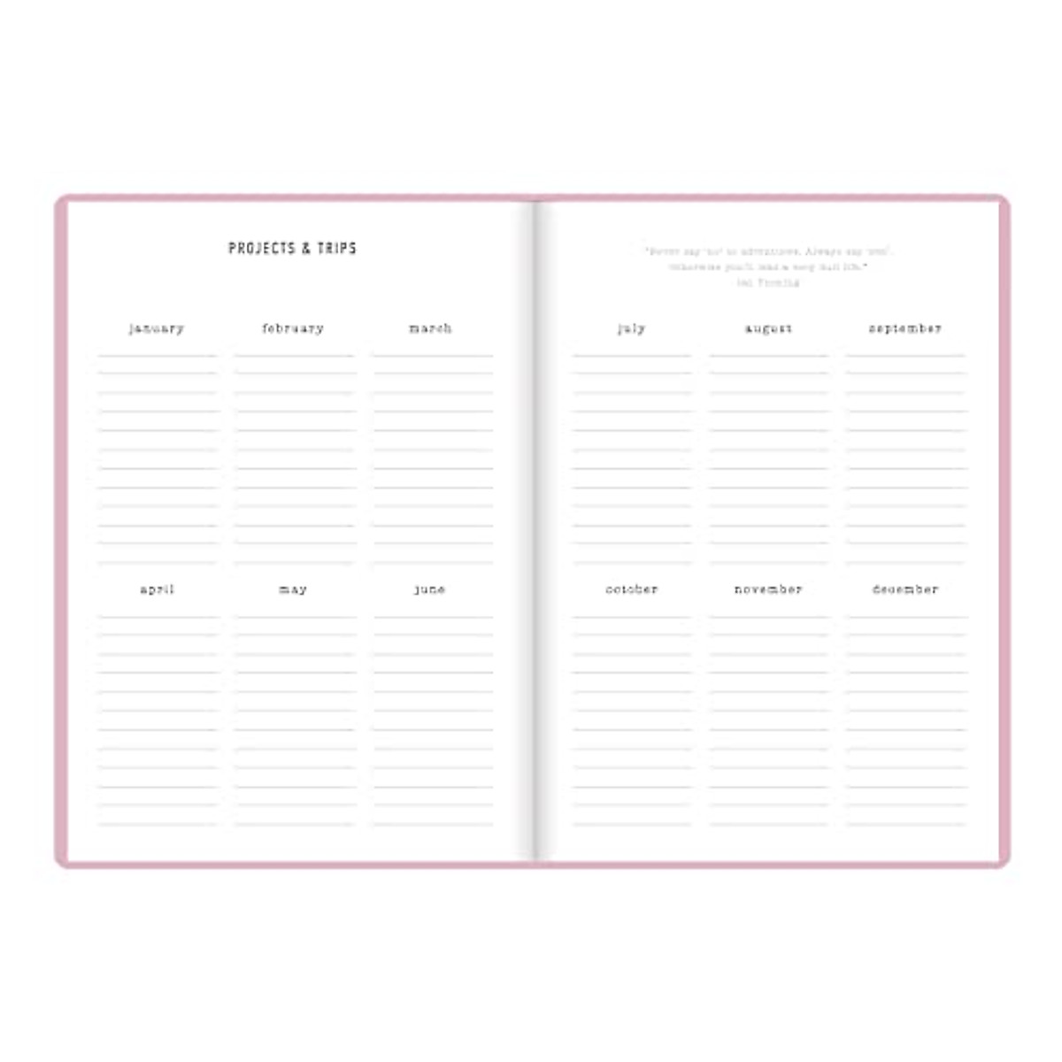 Letts of London Inspire Weekly/Monthly Planner, 12 Months, January to December, 2024, A5 Size, 8.25" x 5.875", Multilingual, Pink (C082021-24)