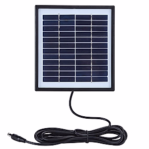 LIZEALUCKY 2W 12V Multifunctional Solar Panel Polysilicon Charging Board with Border for Outdoor Camping Trail Camera Solar Panel