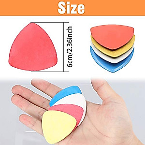 Tailors Chalk Triangle Tailor's Fabric Marker Chalk - Triangle Chalks for Tailoring, Sewing, Quilting, Crafting, Notions, Fabric Marking - Sewing Notions & Accessories (30 Pieces. Assorted Colors)