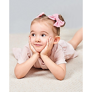 Jollybows 40PCS 2.8" Baby Girls Hair Bows Alligator Clips Woolen Hair Barrettes Hair Accessories for Little Girls Toddlers Teens Kids (1- Light Multi-colored)