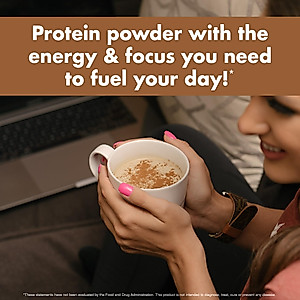 NutraOne RoastOne Coffee Protein Powder Coffee Infused Whey Protein Powder for Energy & Focus, 160mg Caffeine and 20g Protein (Sweet Cream – 1.35 lbs.)