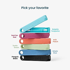 LastSwab® Reusable Cotton Swabs for Ear Cleaning by LastObject® - Eco Friendly Q tips for Ears in Black - 1 Reusable Qtips is equivalent of 1000 common Cotton Swab - Zero Waste Products