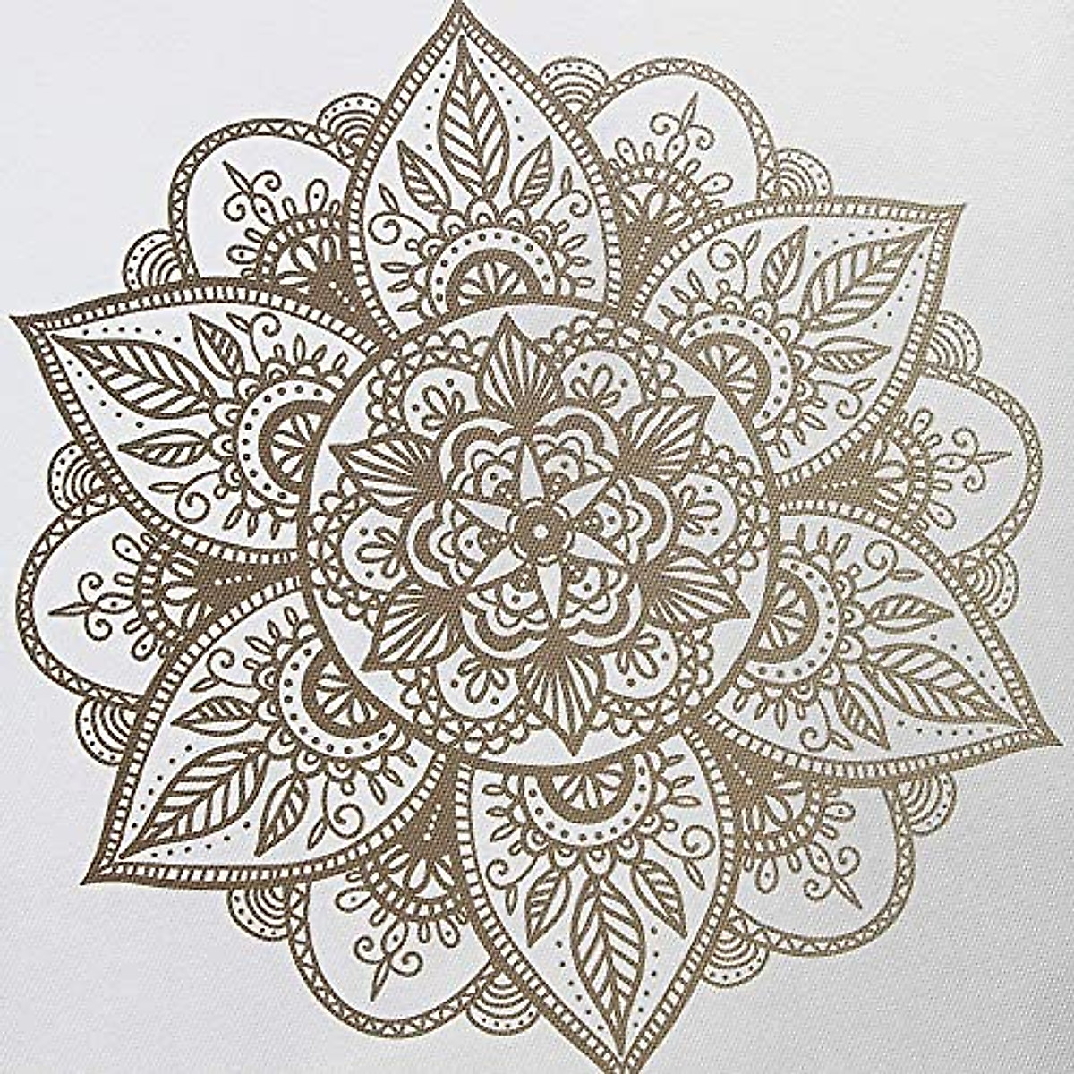 SUMGAR Boho Wall Art Bathroom Gold Mandala Framed Paintings 3 Piece Grey Flowers Pictures Gray Floral Canvas Prints Bedroom Indian Artwork Yoga Spa Bohemian Home Decorations Geometric Decor,12x16 in