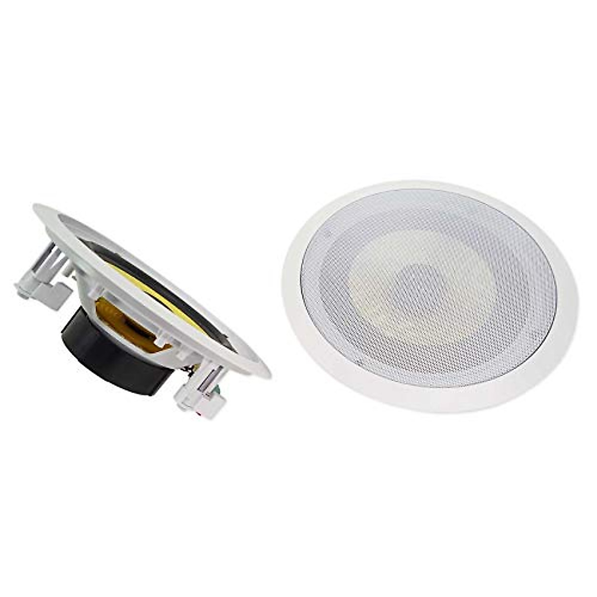 Rockville (8) HC85B-LED 8" 700 Watt in-Ceiling Home Theater Speakers w/Blue LED