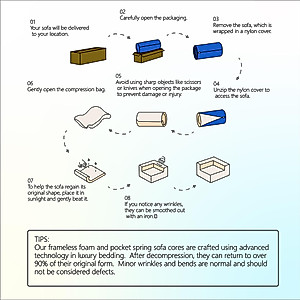 VnndeNest 131" Modular Sectional Couch, Comfy Corduroy Striped Fabric Floor Sofa, Luxury U-Shape Sectional Sofa with Chaise Lounge, Free Combination Sleeper Sofa for Living Room, Apartment, Grey