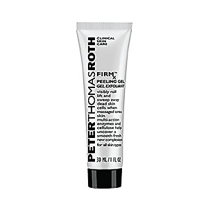 Peter Thomas Roth | FIRMx Peeling Gel, Travel Size | Exfoliant for Dry and Flaky Skin, Enzymes and Cellulose Help Remove Impurities and Unclog Pores, 1 fl. oz.