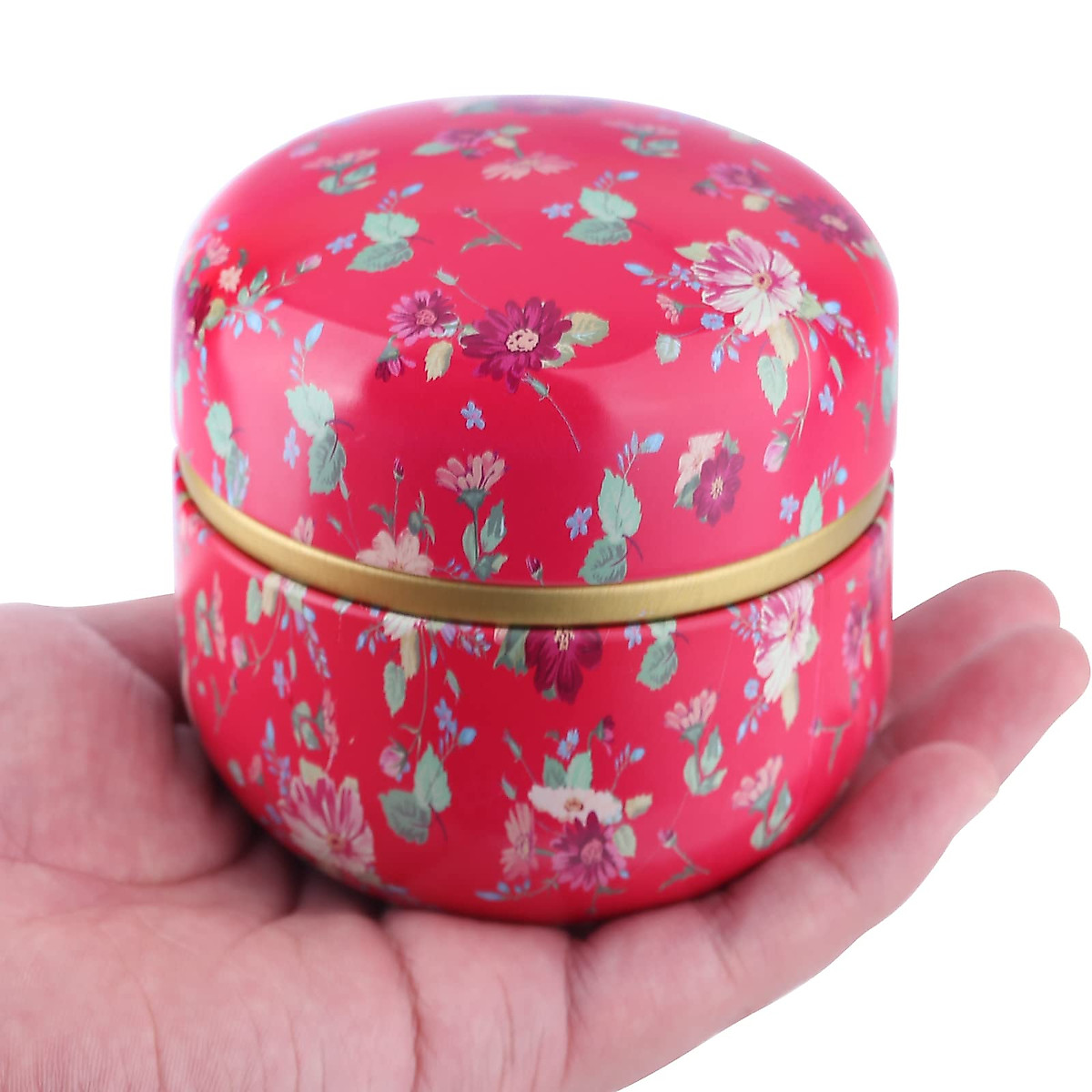 Portable Empty Loose Powder Box Cosmetic Make-up Loose Powder Box Case Holder with Lids and Powder Box Box for Home and Travel