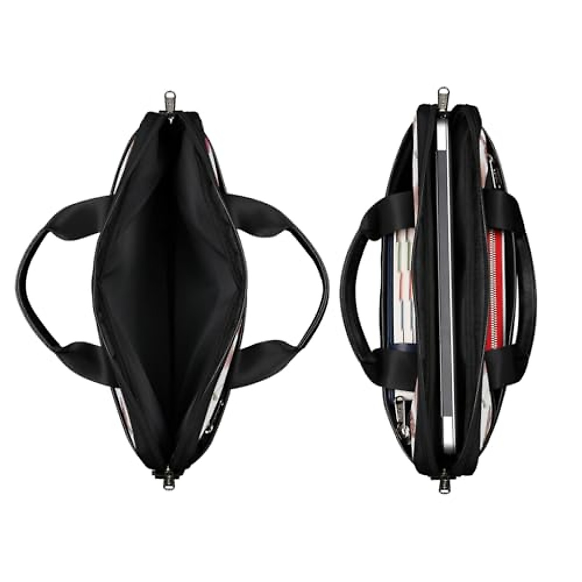 Ice Cream Cherry Laptop Computer Bag Waterproof Shoulder Messenger Bag 13-15 inch Durable Laptop Tote Bag with Shoulder Strap Handle Lightweight Crossbody Briefcase