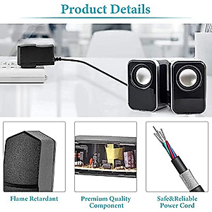 Marg Global 7.5V AC Adapter for Dana by AlphaSmart ACC-AC55 41-7.5-500D ACCAC55 41-75-500D Alpha Smart 7.5 V 500mA 7.5VDC 0.5A -1A Class 2 Transformer Power Supply Cord Cable Charger PSU