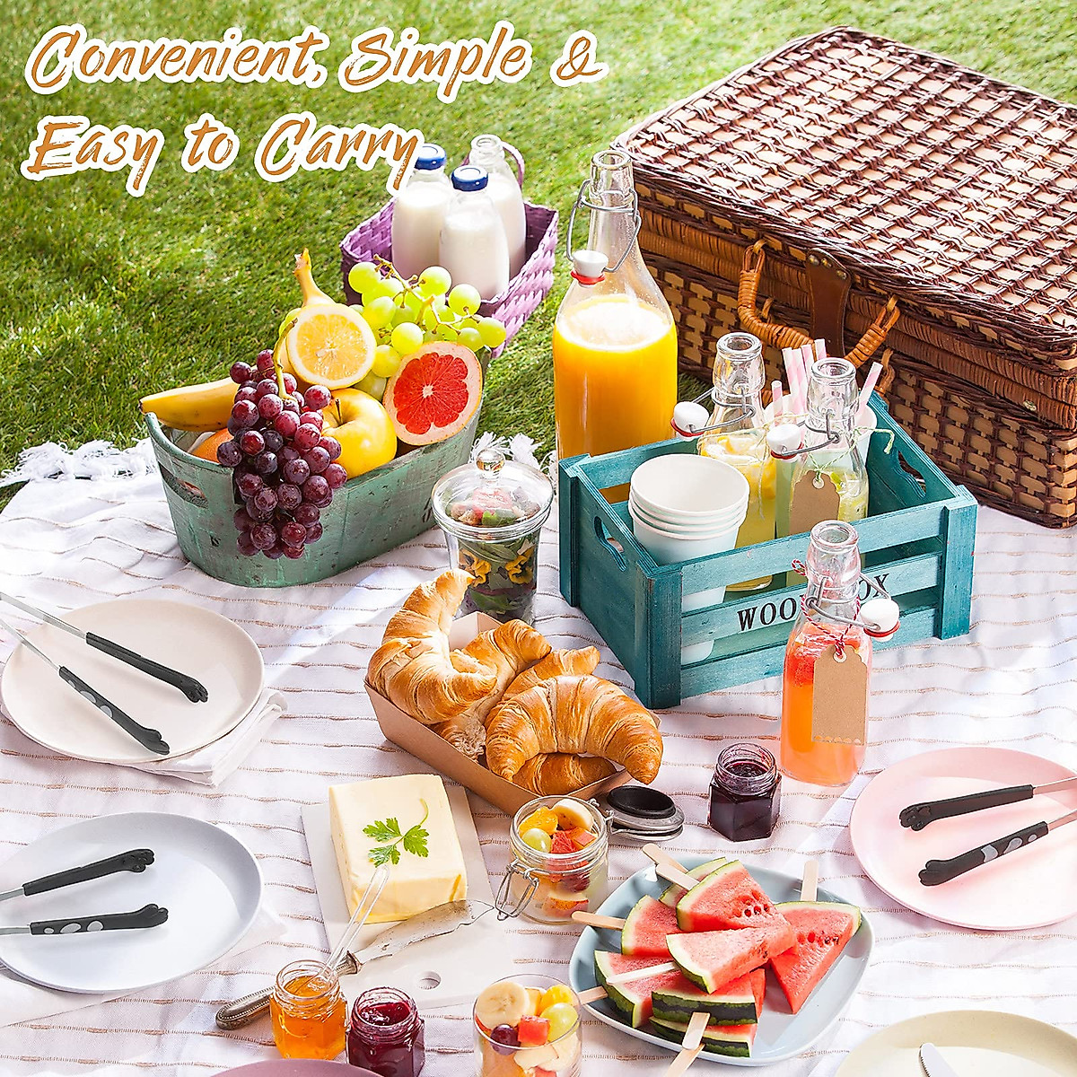 2 Pieces Cat Paw Tongs 7 Inch Cat Kitchen Accessories Stainless Steel Tiny Cooking Tongs for Appetizers BBQ Serving Grilling Sugar Cube (Black)