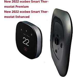 Thermostat Decorative Wall Plate Bracket Black for New 2022 Ecobee Smart Thermostat (1)
