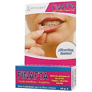 Finafta - Oral anesthetic Treatment for Canker sores and Mouth and Gum irritations