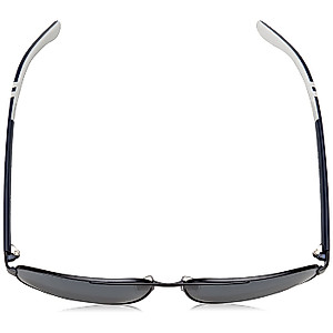 Polo Ralph Lauren Men's PH3112 Aviator Sunglasses, Matte Navy Blue/Grey, 62 mm