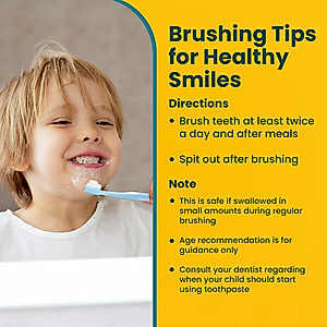 Pearlie White 99.78% Natural Fluoride Kids Toothpaste (1.58oz, 45gm) | Kids Toothpaste with Fluoride | Extra Gentle Enamel Safe Toothpaste for Kids | Low RDA | Natural Strawberry Flavor