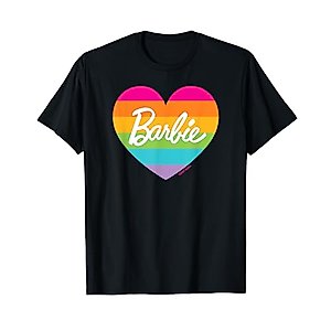Barbie - Barbie Pride Rainbow Heart T-Shirt