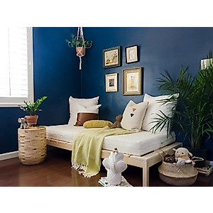 Essentia Grateful Bed Jr - Natural Memory Foam Mattress Organic, Hypo-Allergenic, 6 inch, mid Contour - Twin Size