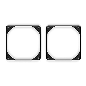 Noctua NA-IS1-12 chromax.Black Sx2, Inlet Side Spacers for 120mm Fans (Black)