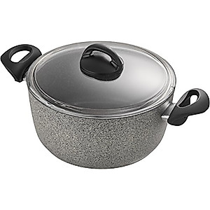 BALLARINI Parma by HENCKELS 4.8-qt Nonstick Dutch Oven with Lid, Made in Italy, Durable and Easy to clean