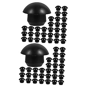 Horizontal Rubber Oil Plugs Car Jacks Car Jack 120 Pcs Jack Plug Car Lift Jack Car Accessory Rubber Horizontal Black Car Accessories Auto Accessories Hydraulic Filler Bung