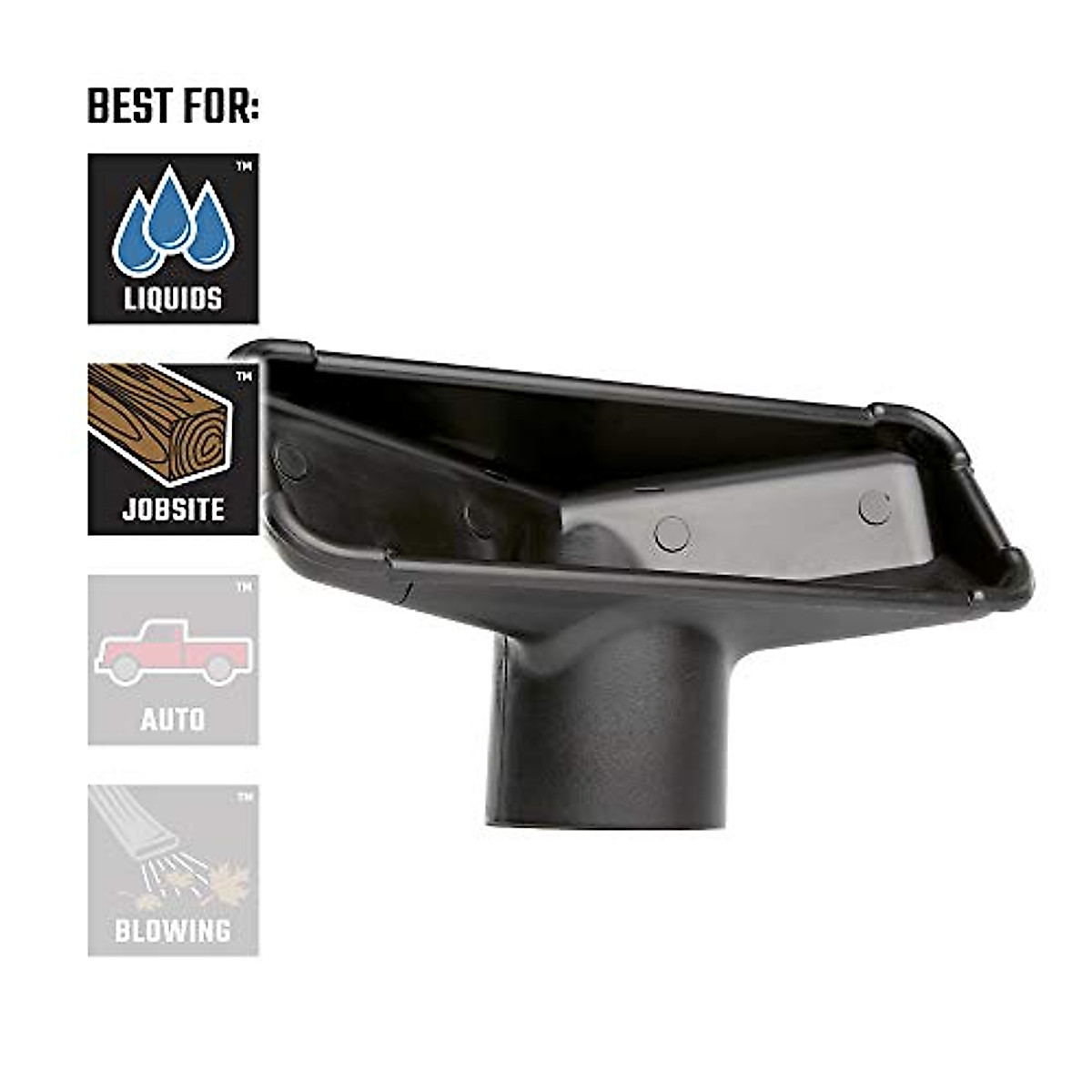 CRAFTSMAN CMXZVBE38630 2-1/2 in. Utility Nozzle Wet/Dry Vac Attachment for Shop Vacuums