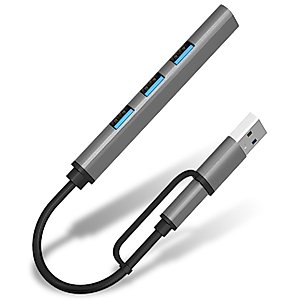 SGIN USB 3.0 Hub Adapter, USB C to USB Hub 3 Ports, 5V/3A USB C Splitter for Laptop, PC, MacBook, Chromebook and More USB Type C Devices