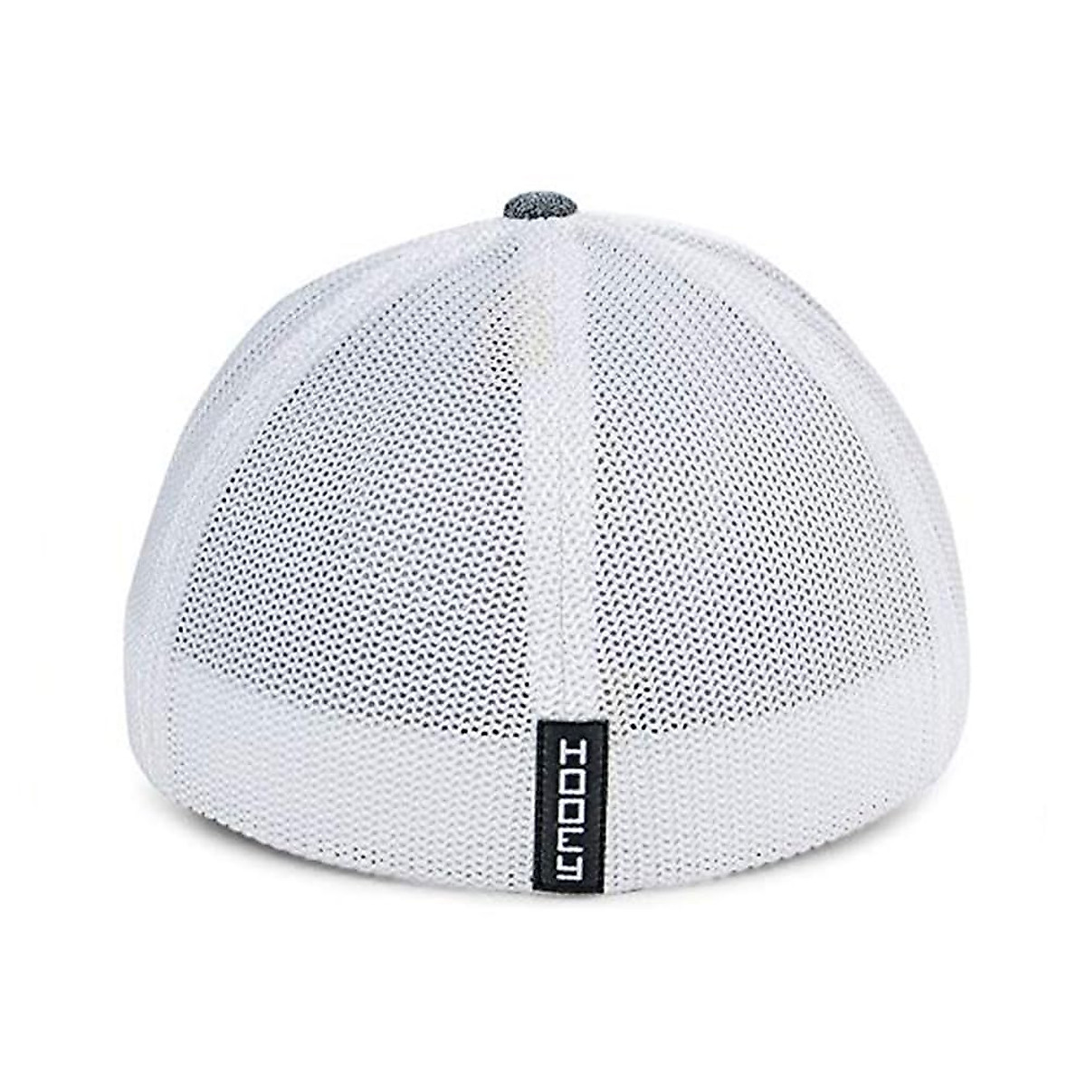 HOOEY Men’s Cayman 6-Panel Flexfit Fitted Hat, Western Inspired Heather Gray