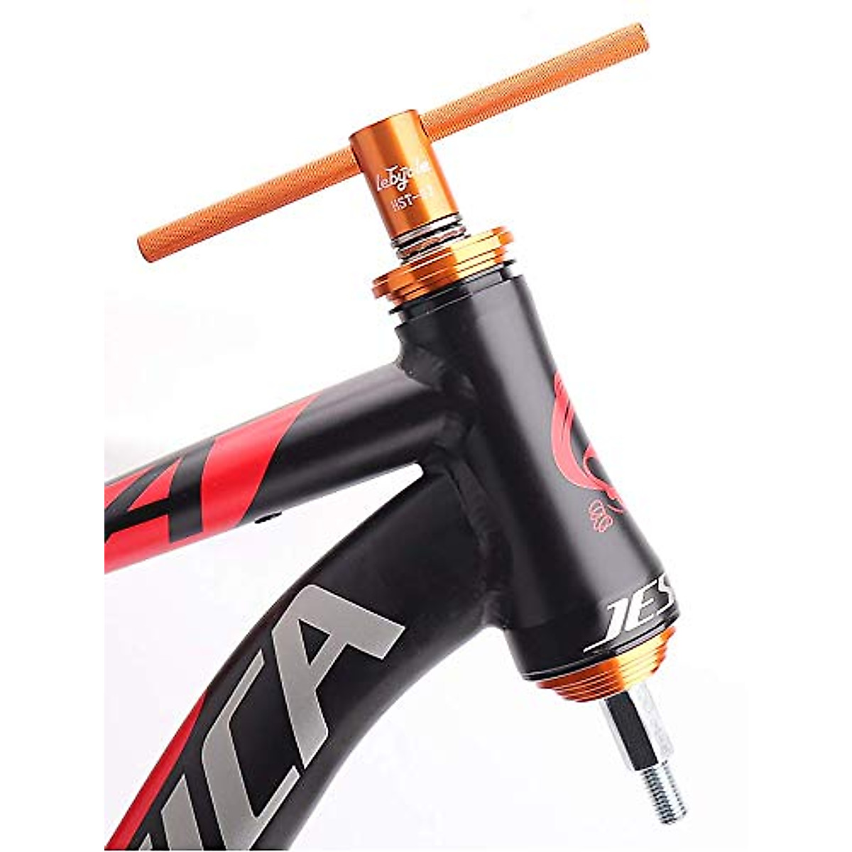 WIROJ BlueSunshine Bike Headset Cup and Bottom Bracket Press Installation Tool,Bike Headset Press-in Tool,Bicycle Repair Accessories Bearing Installer (Orange)