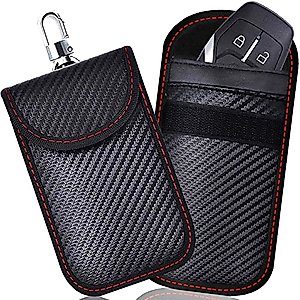 Todoxi Faraday Key Fob Protector (2 pack) Faraday Bags Car Key Signal Blocking, Car Security Protection Pouch