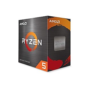 AMD Ryzen 5 5600X 6-core, 12-Thread Unlocked Desktop Processor with Wraith Stealth Cooler (Renewed)