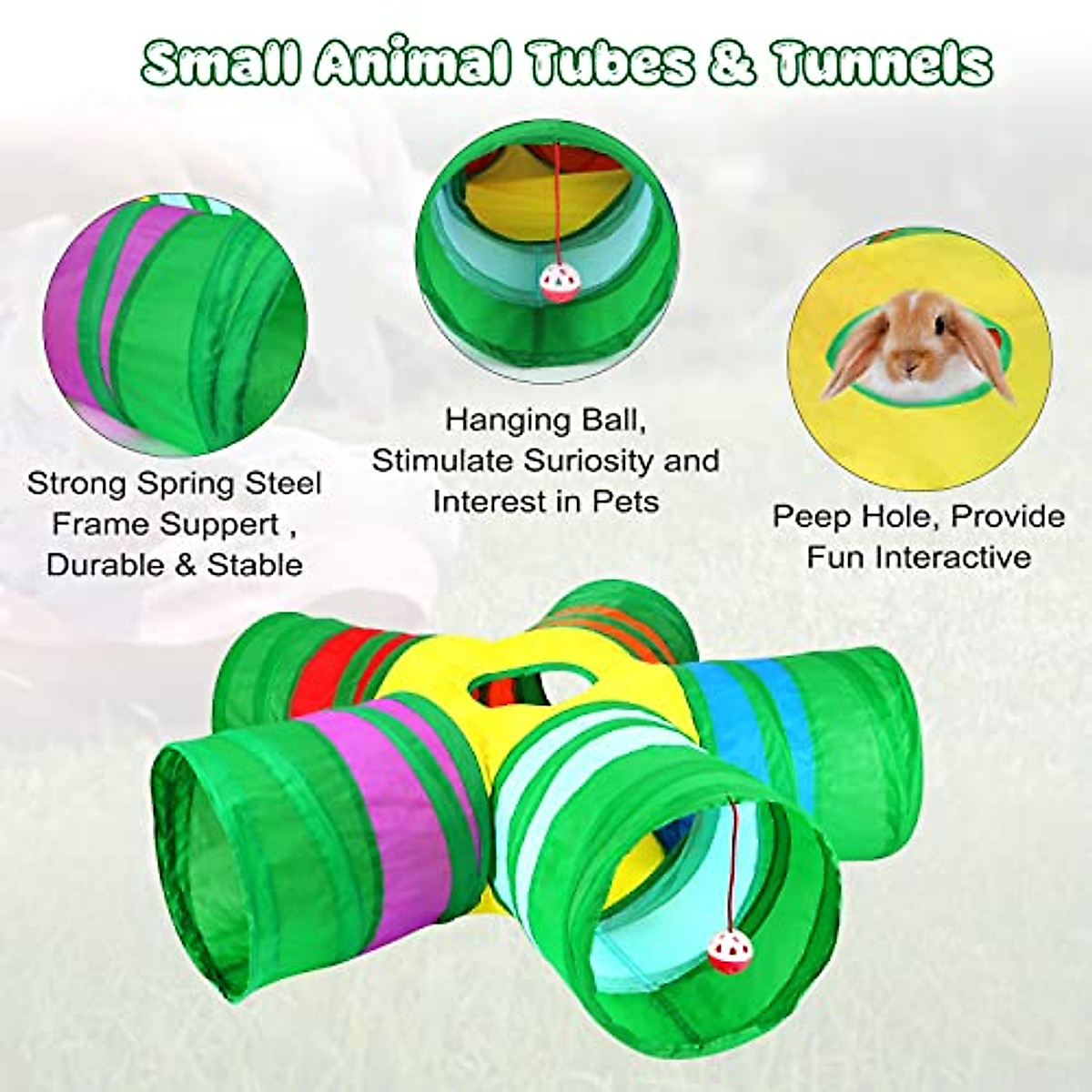 BWOGUE Cat Tunnels for Indoor Cats