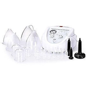Sextupole Vacuum Therapy Machine Vacuum Cupping Massager Body Scrapping Massage Machine with 24 Cups and 3 Pumps