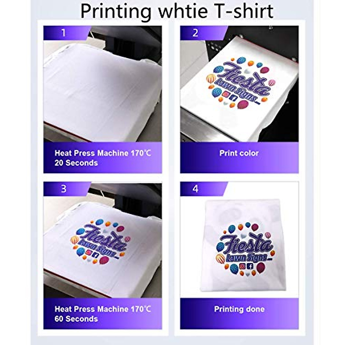 Hrm A4 DTG T-Shirt Printing Machine Dark/Light Tshirt Printer 110v or 220v