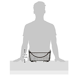 Spectrum Diversified Ashley Stackable Basket, Large, Bronze