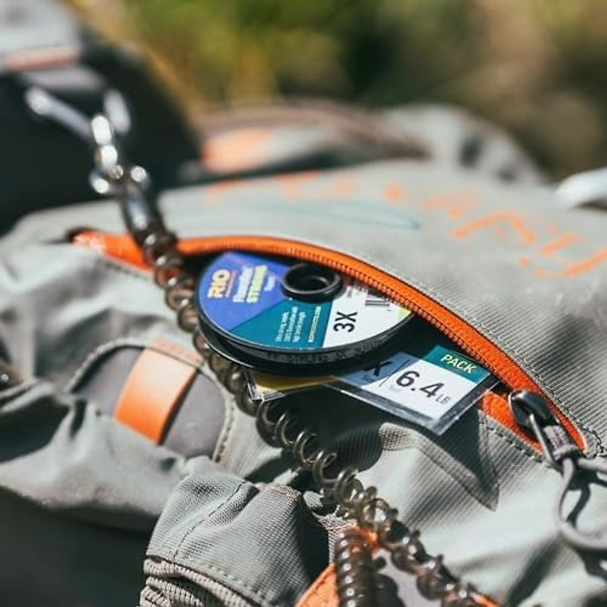 RIO Products Fly Fishing Tippet, Fluoroflex Strong Leader, 100% Fluorocarbon, 30YD Spool, 5.2lb (2.4kg) Test, 006in (.152mm) Diameter