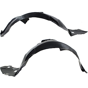 Evan Fischer Fender Liner SET Compatible with 2010-2012 Ford Fusion Front, Driver and Passenger Side FO1249143