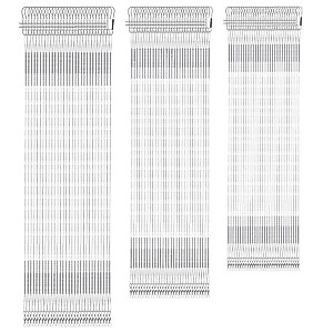 KINBOM 90pcs Fishing Tackle Leaders, Stainless Steel Fishing Leader Line Wire with Swivel Buckles for Saltwater & Freshwater Connecting Fishing Tackle Lure or Hook (Silver)