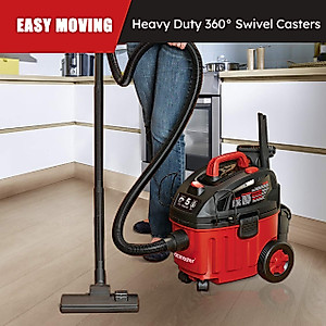 Vacmaster VF408 4 Gallon Wet/Dry Vacuum Cleaner with 2-Stage Motor