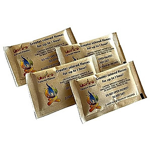 GOFIRE Colored Flames, Magical, Vibrant, Dancing Colors for Campfires, Firepits, Fireplaces or Bonfires | 25 Pack
