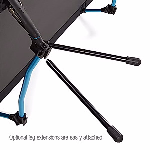 Helinox Cot One Lightweight, Compact, Collapsible, Portable Camping Cot, Regular, Black